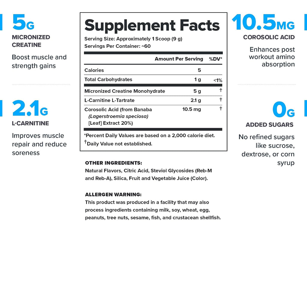 30 servings of LEGION protein powder