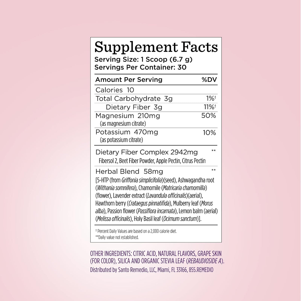 30 servings of magnesium bisglycinate