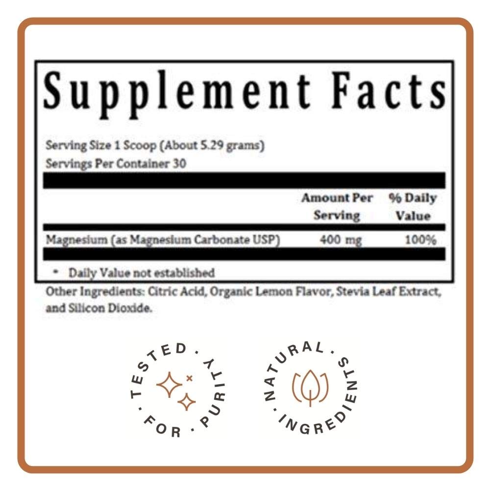 30 servings of magnesium for energy