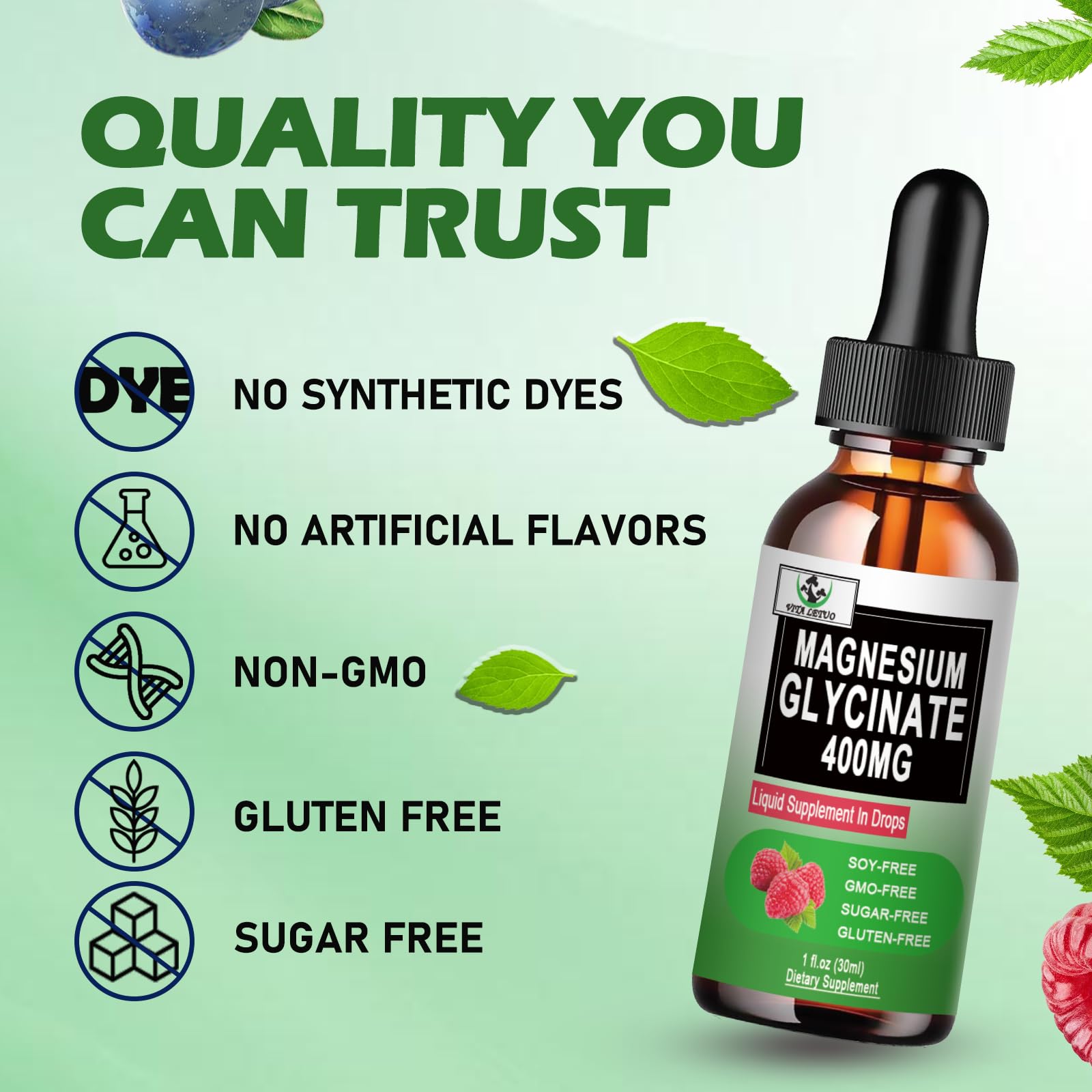 30 servings of magnesium glycinate
