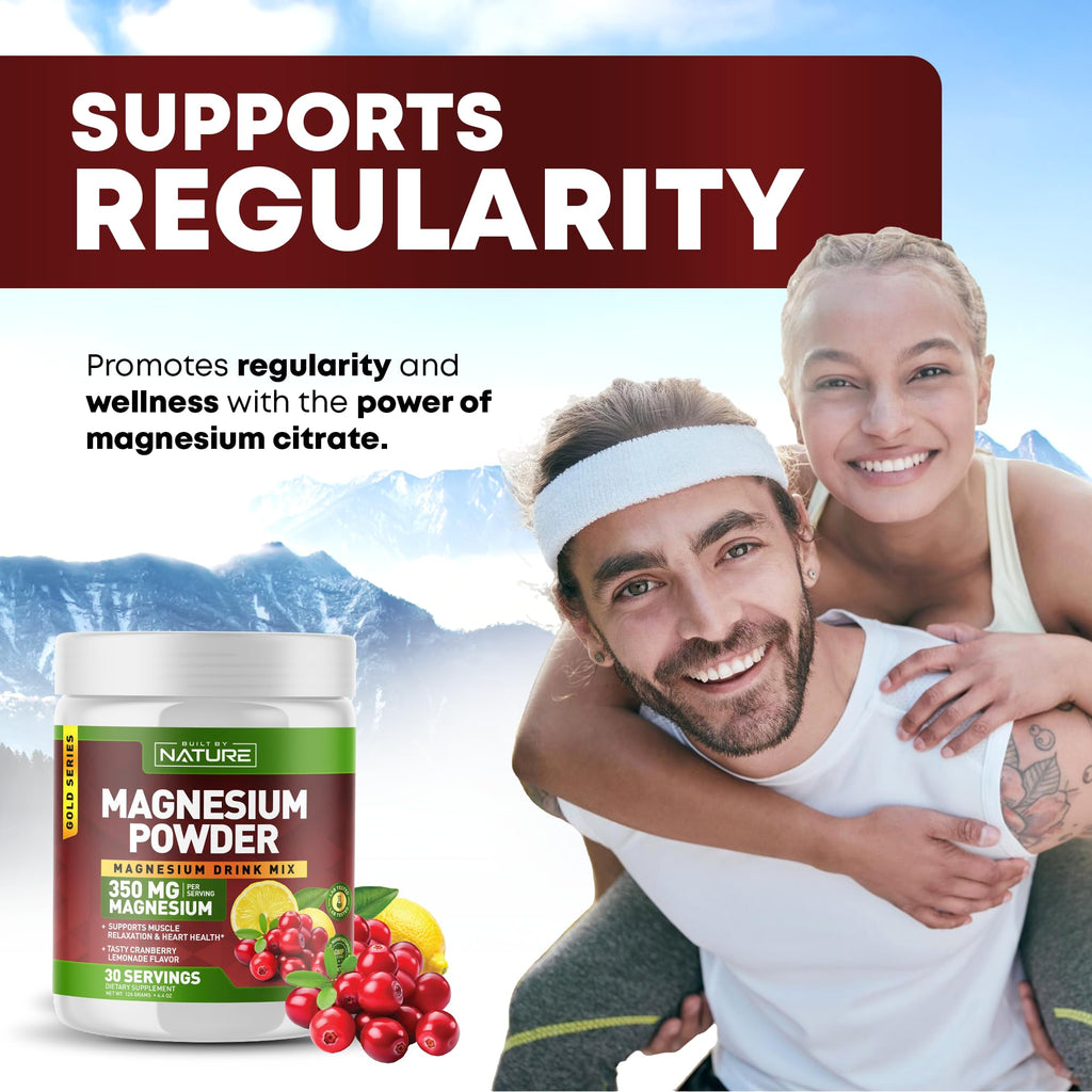 30 servings of magnesium powder