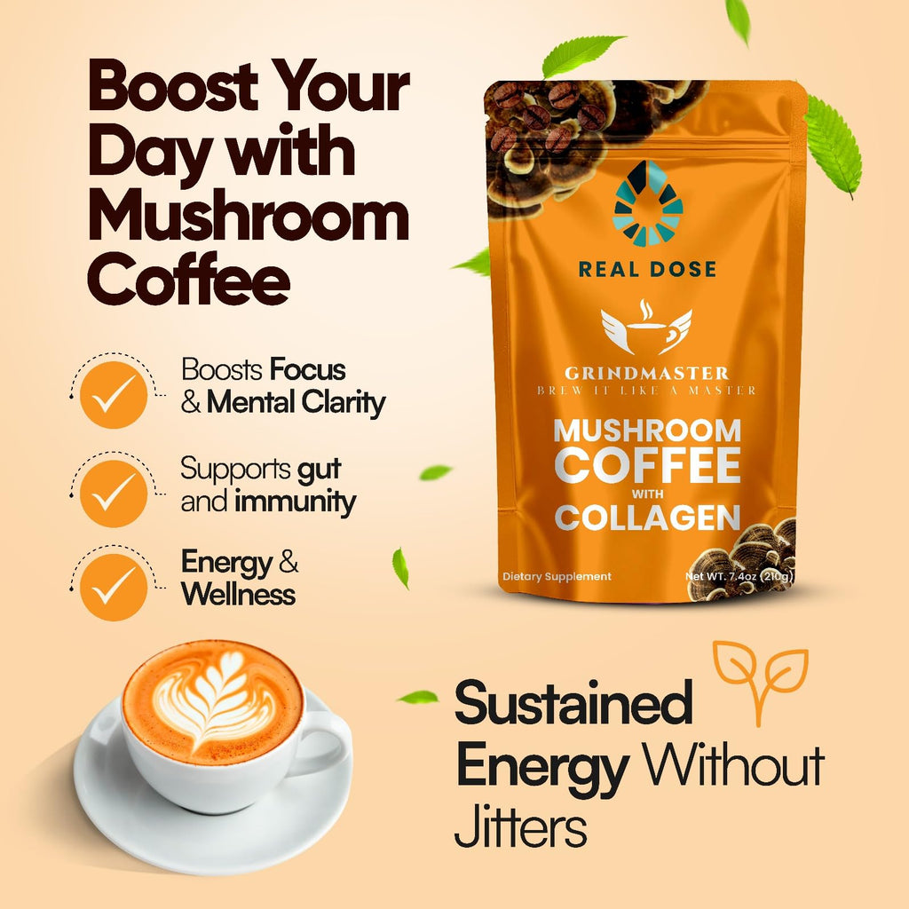 30 servings of mushroom coffee