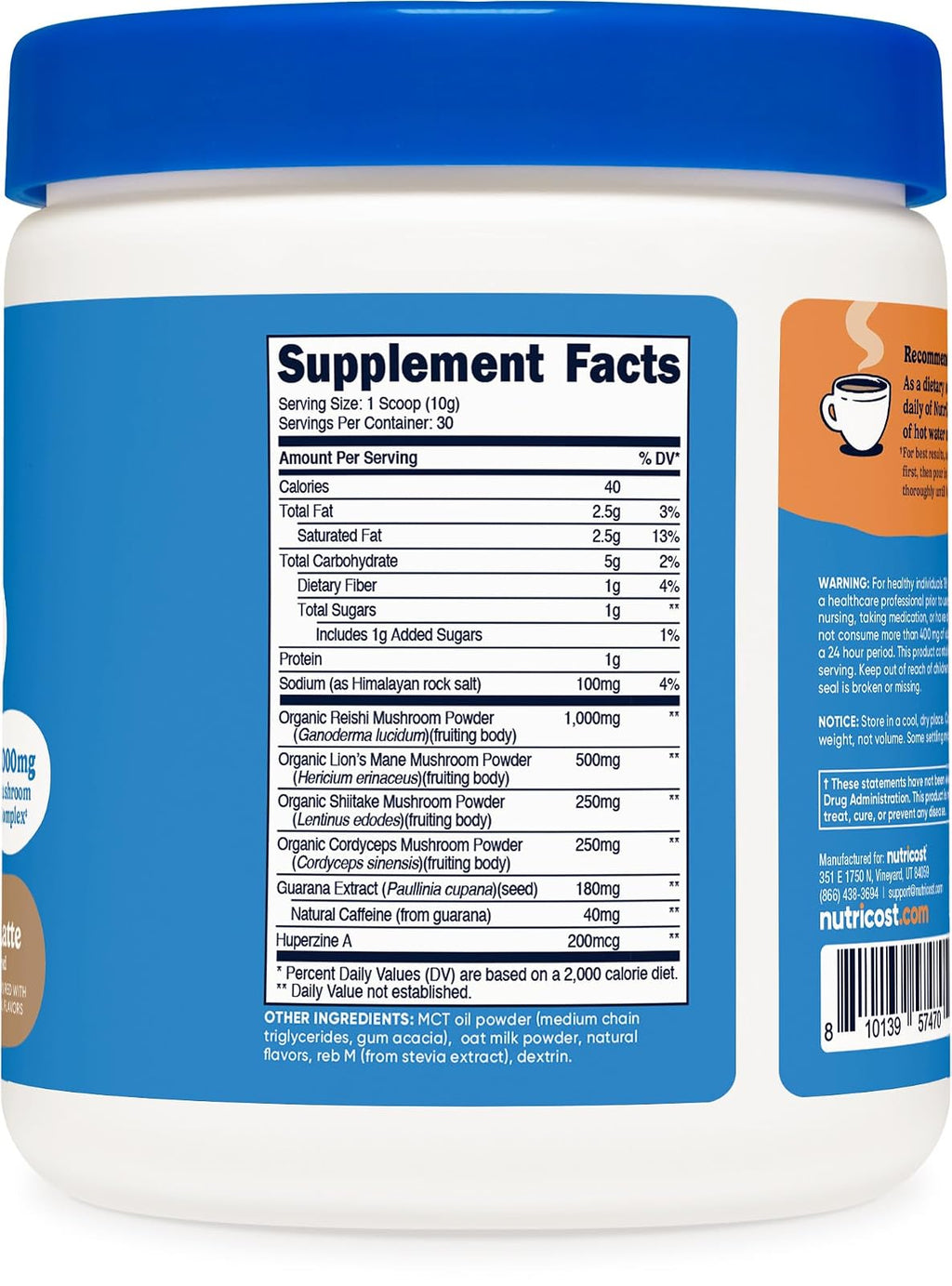 30 servings of mushroom energy boost