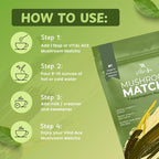 30 servings of mushroom matcha