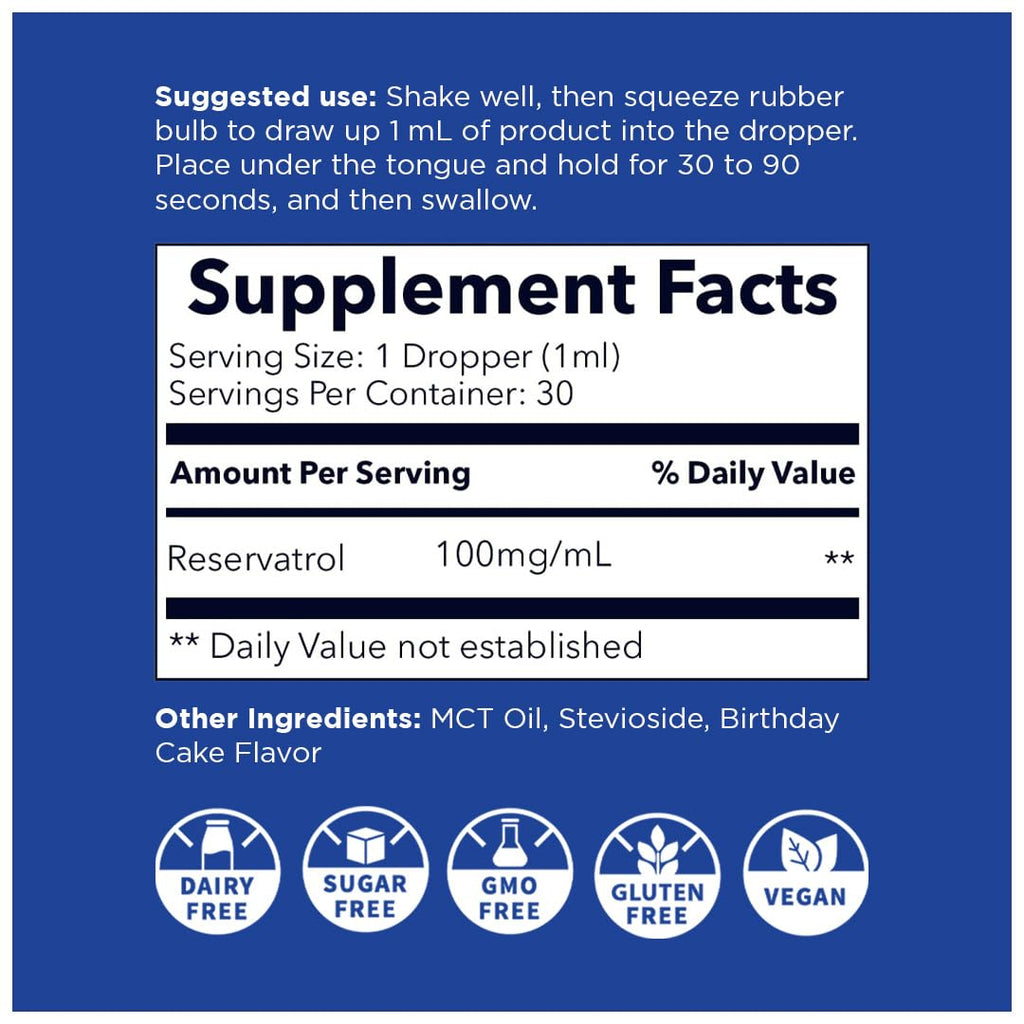 30 servings of Nanoceutical Resveratrol