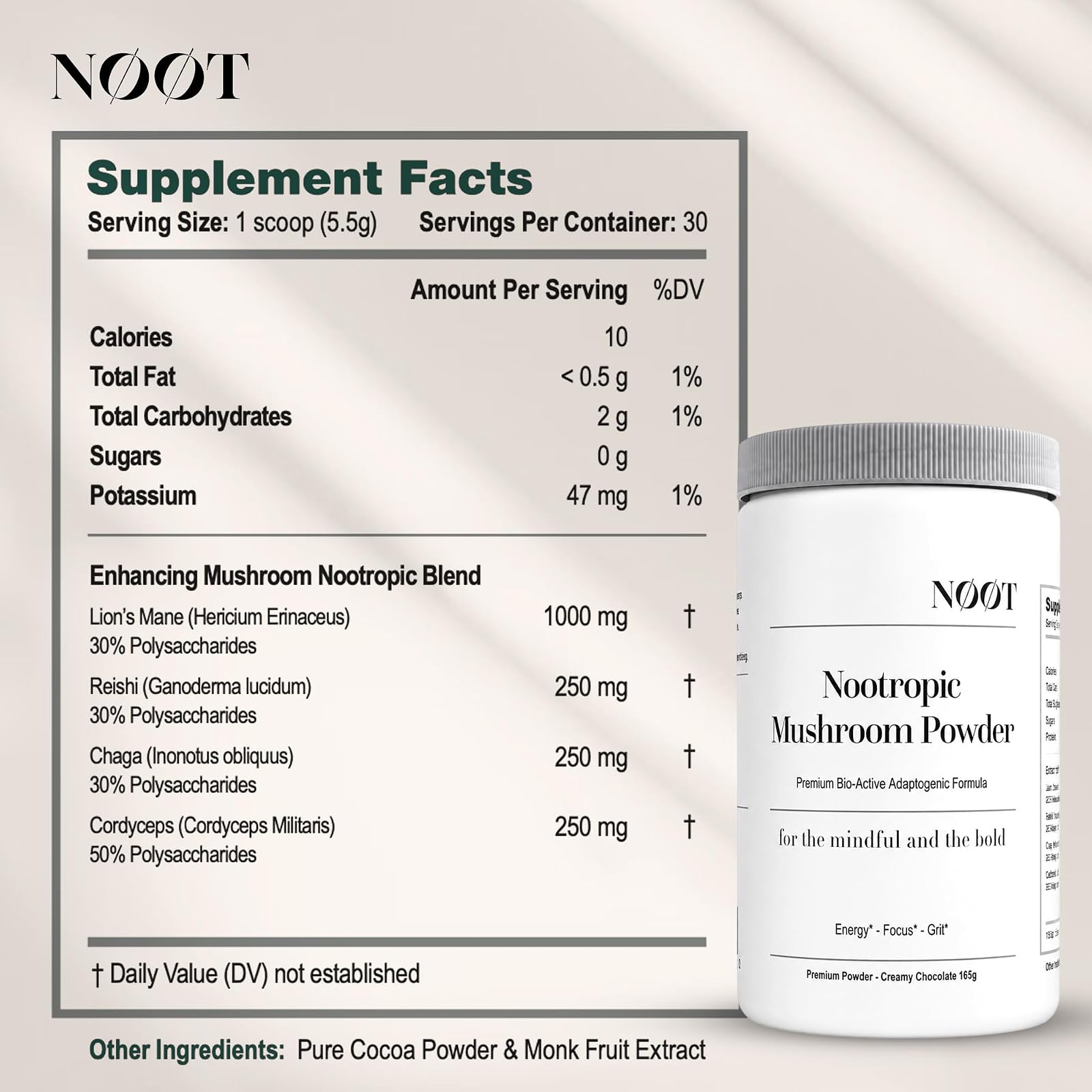 30 servings of NOOT Lion's Mane