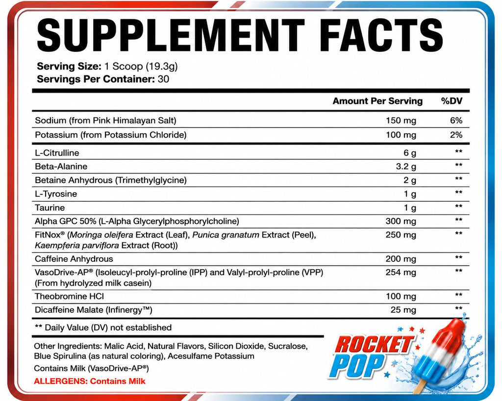 30 servings of OFH pre workout