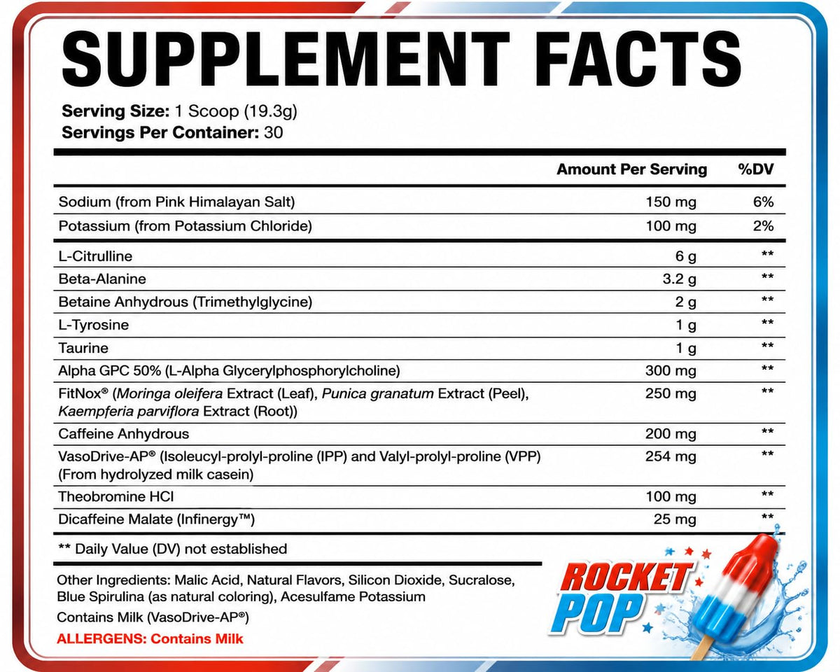 30 servings of OFH pre workout