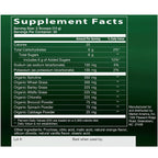 30 servings of organic greens powder