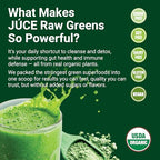 30 servings of organic greens
