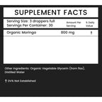 30 servings of organic moringa