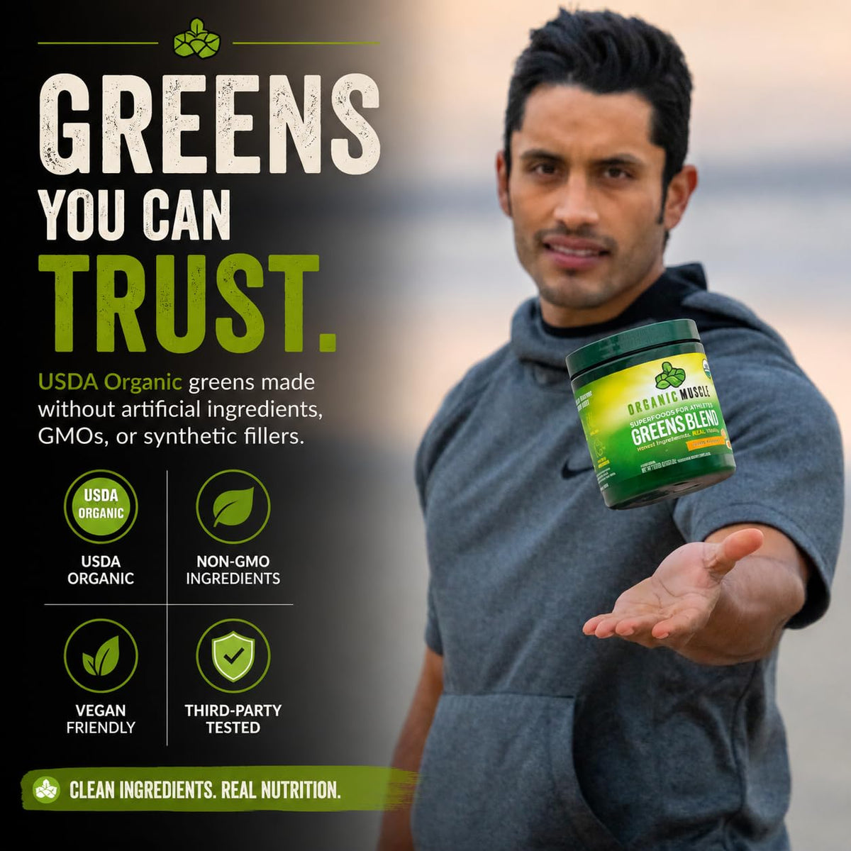 30 servings of organic super greens