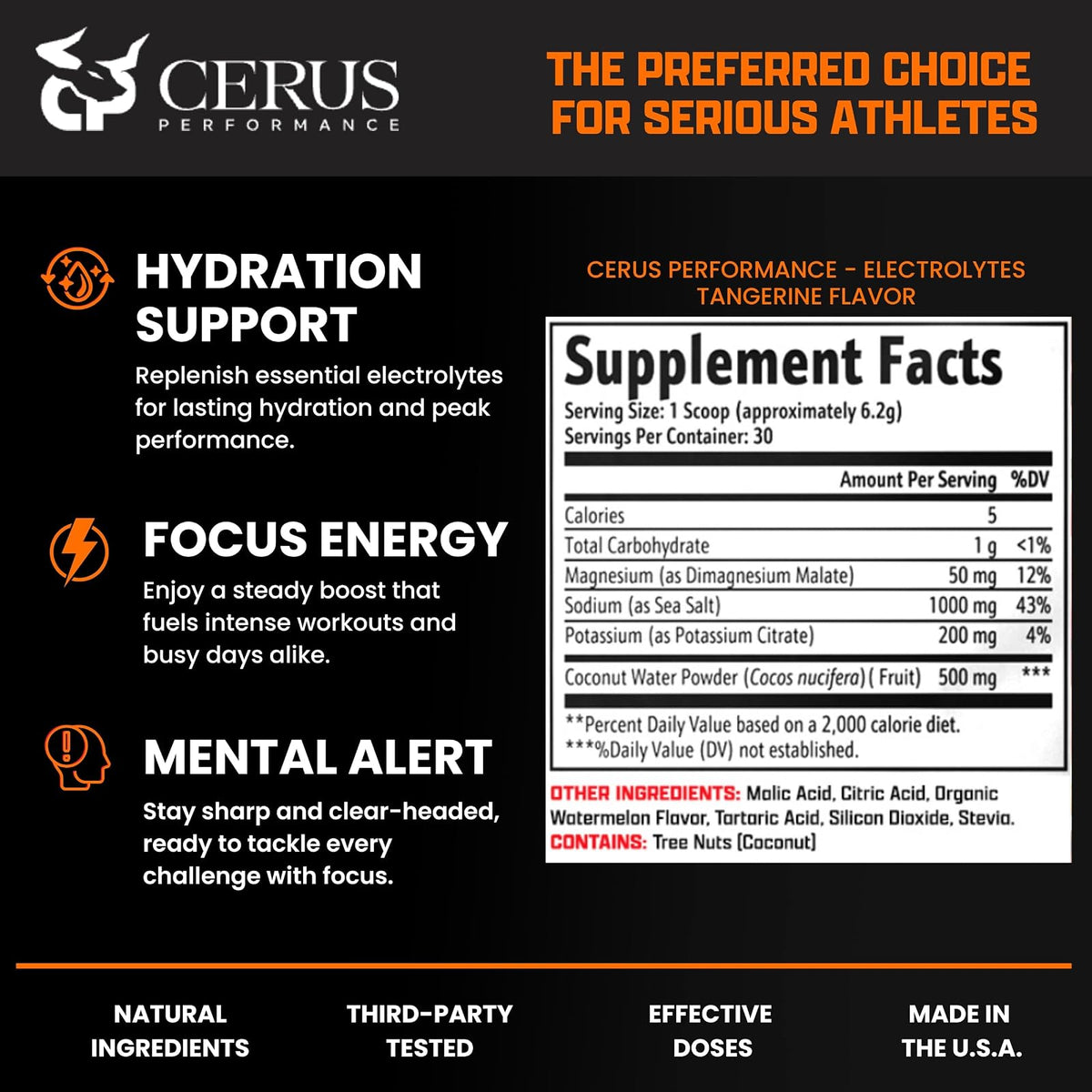 30 servings of performance hydration powder