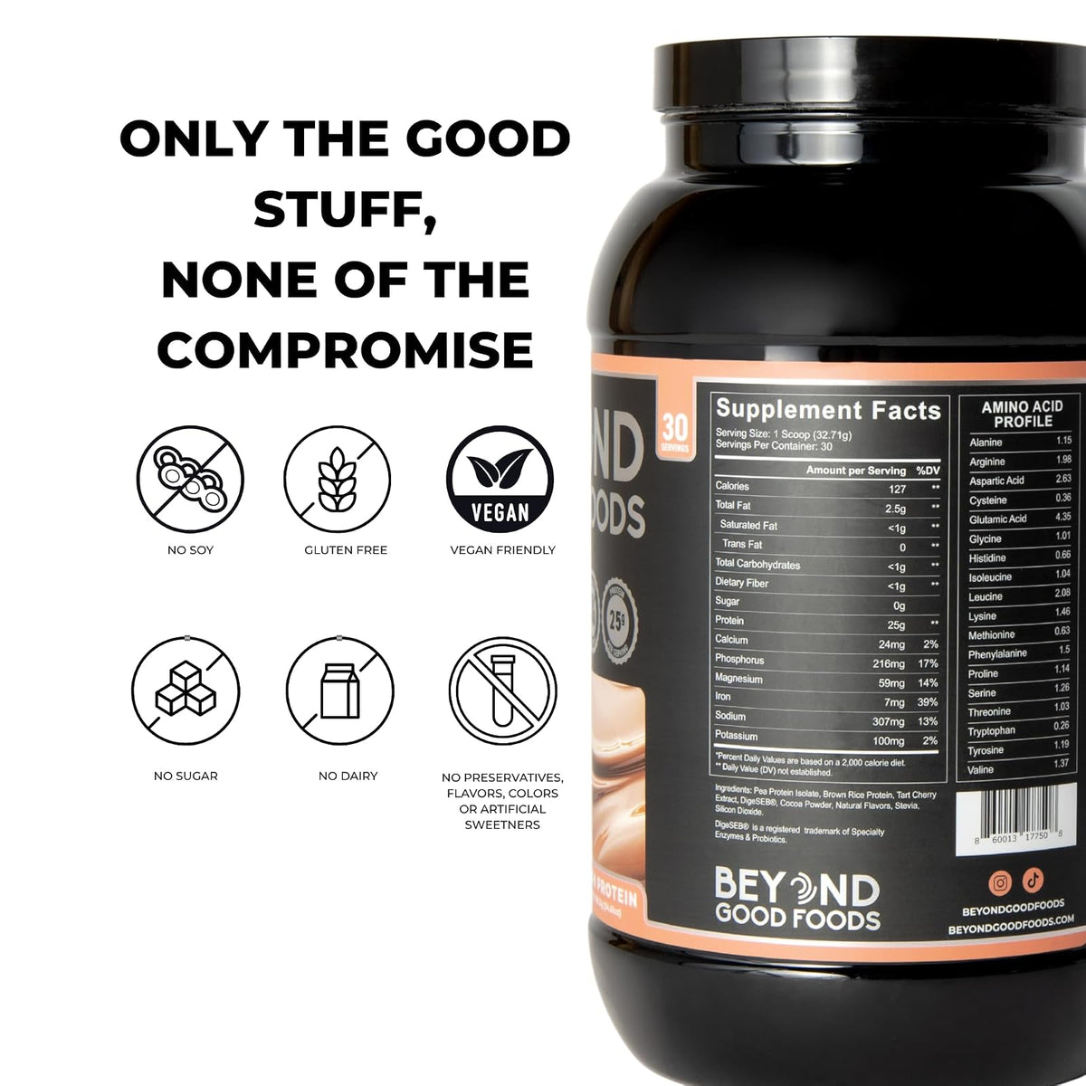 30 servings of plant protein