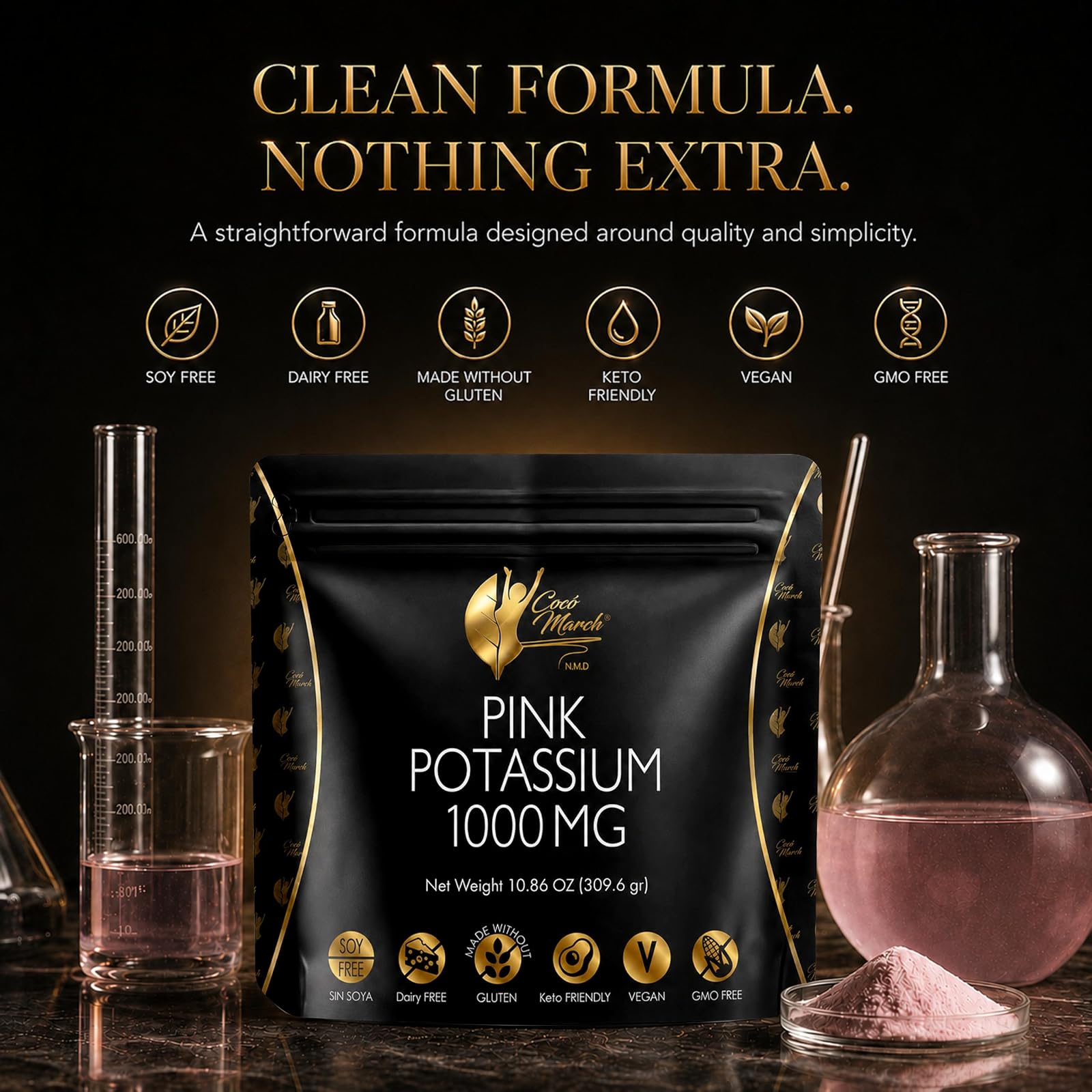 30 servings of potassium electrolyte