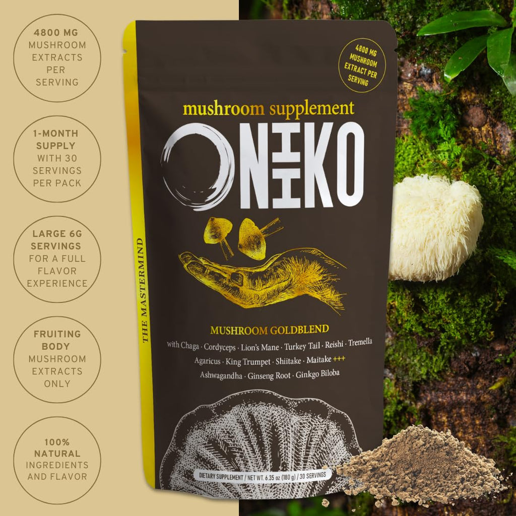 30 servings of powerful mushroom extract