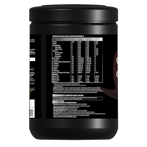 30 servings of powerful pre-workout
