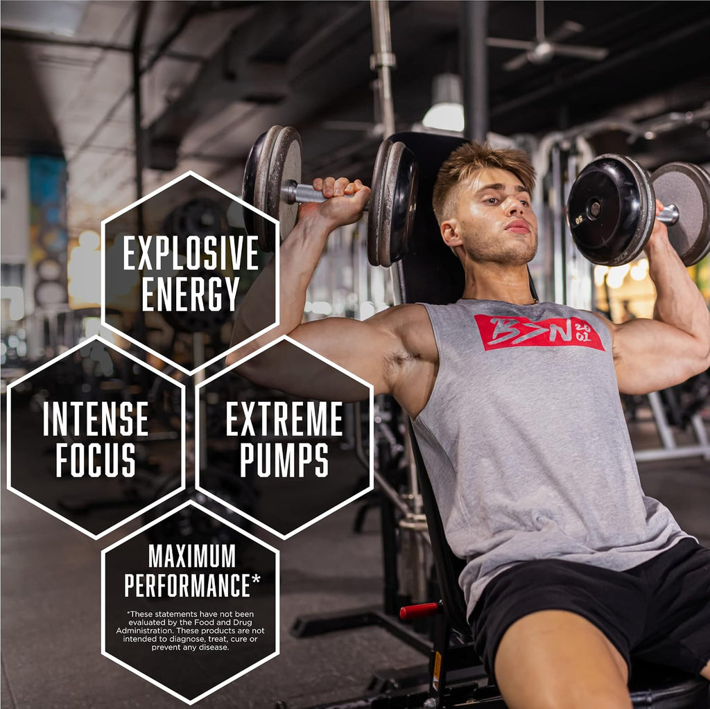 30 servings of pre-workout energy