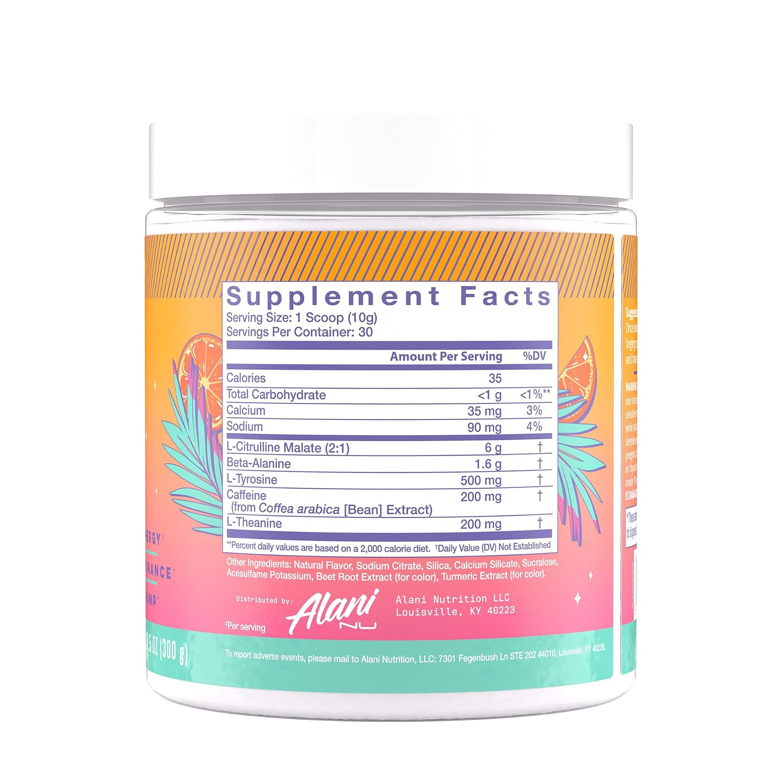 30 servings of pre-workout energy