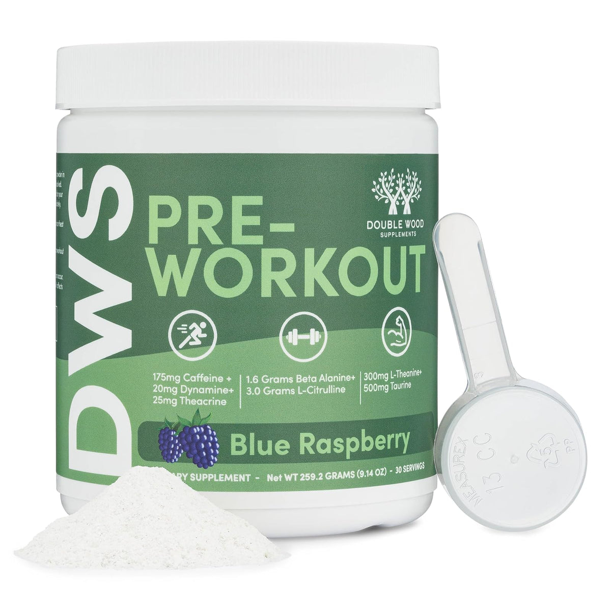 30 servings of pre-workout energy