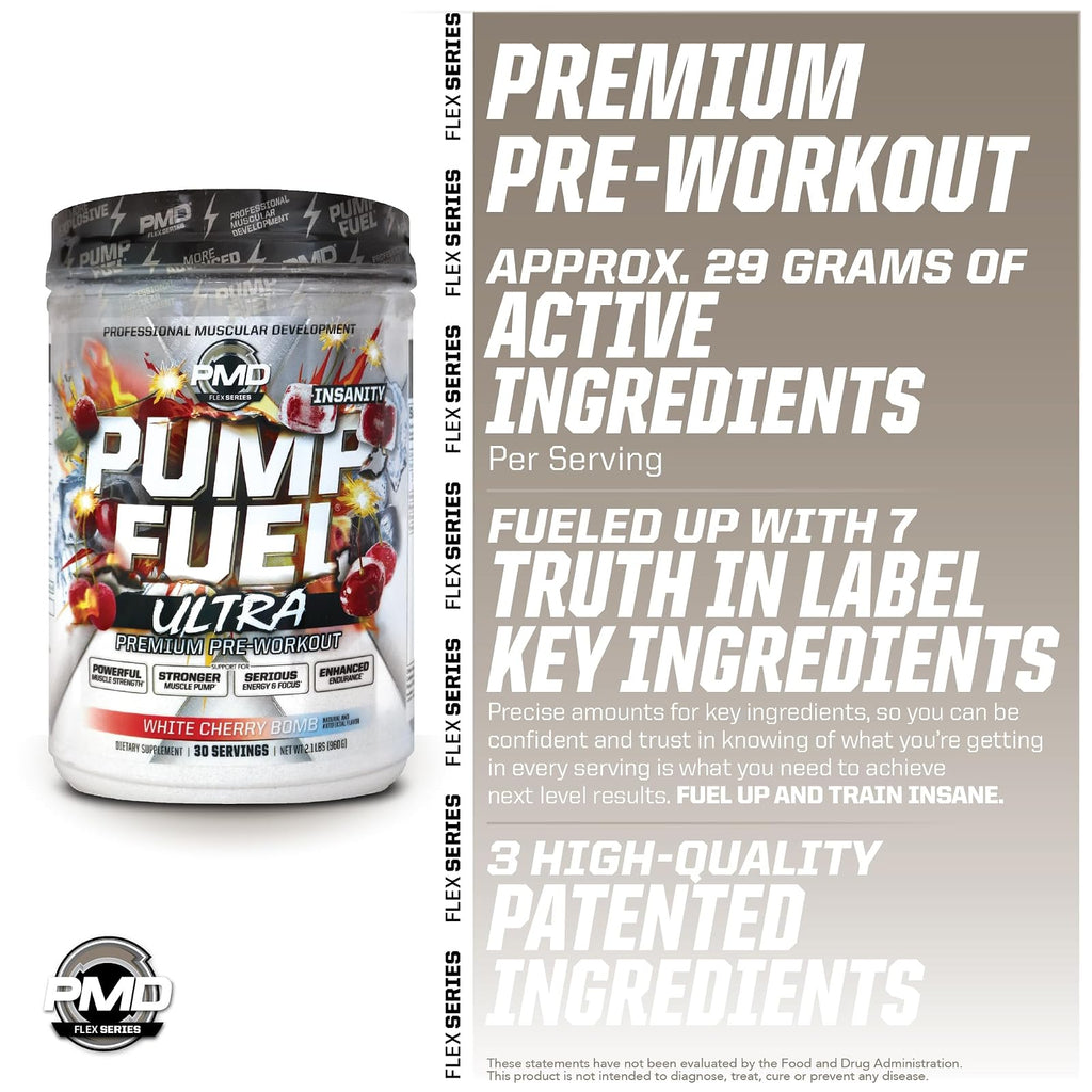30 servings of pre-workout energy