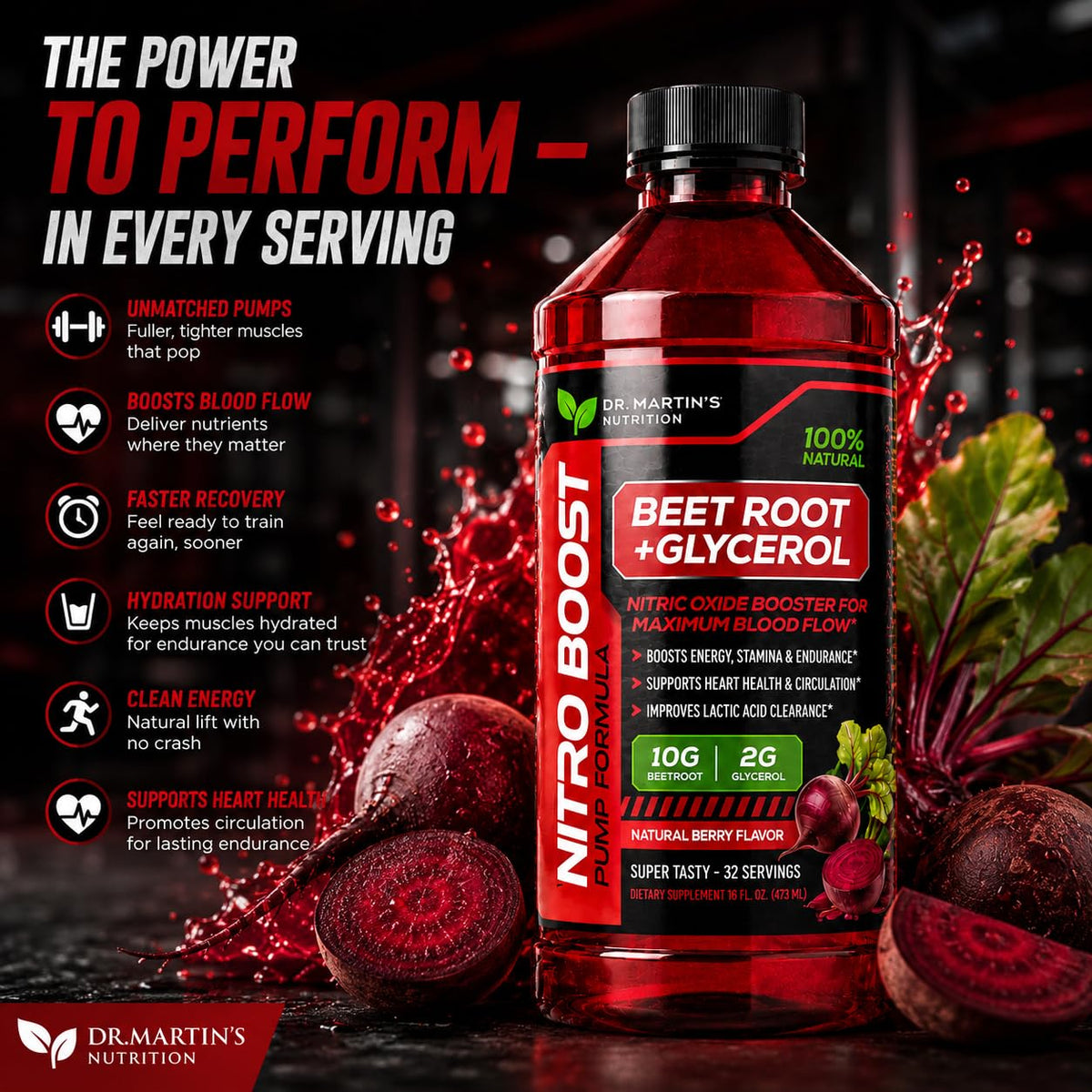 30 servings of pre-workout energy