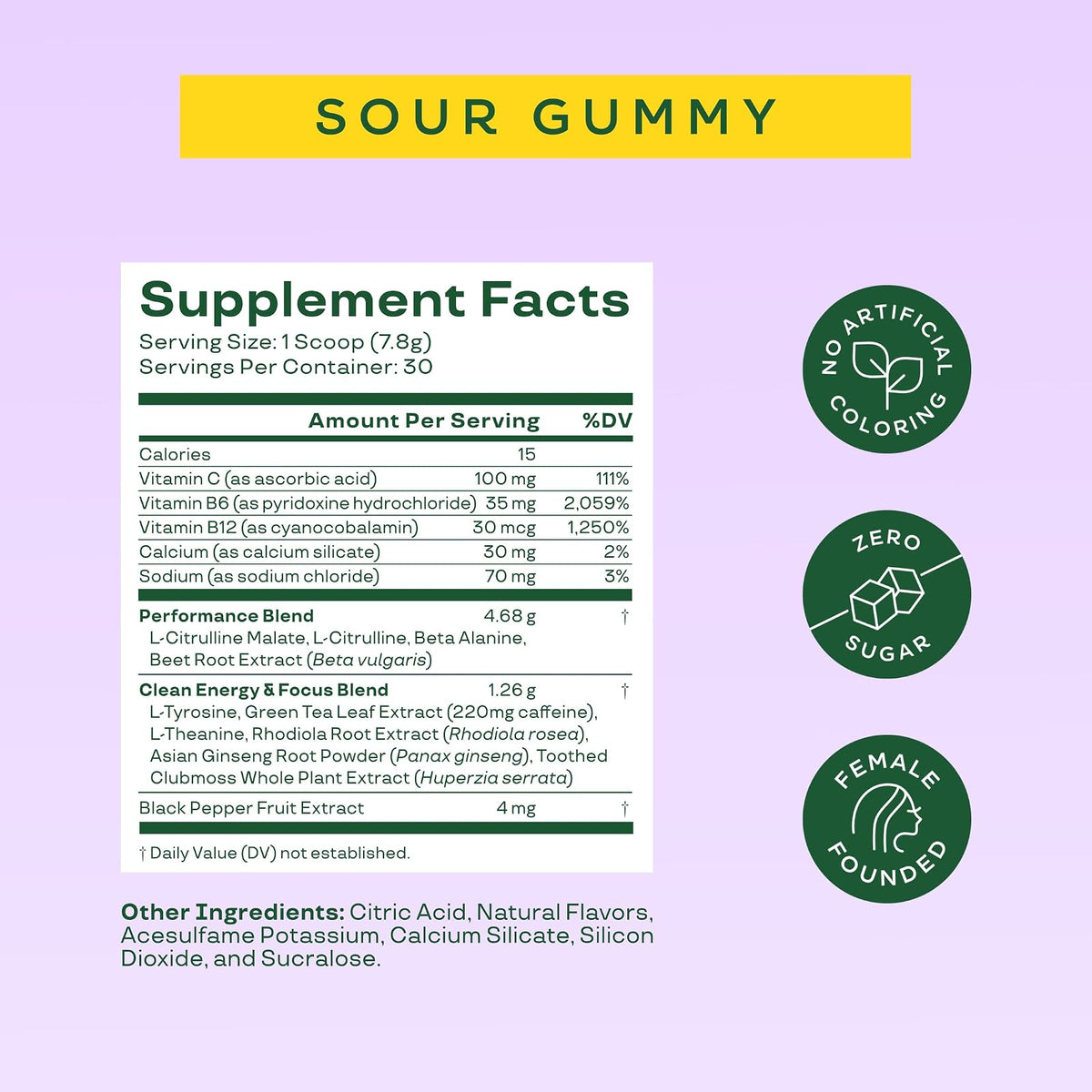 30 servings of pre-workout energy