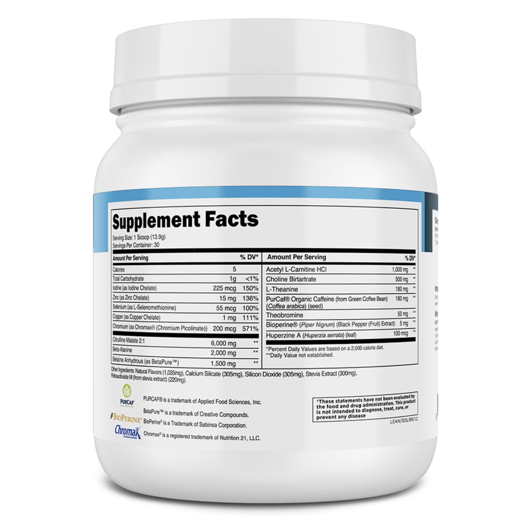 30 servings of pre-workout energy