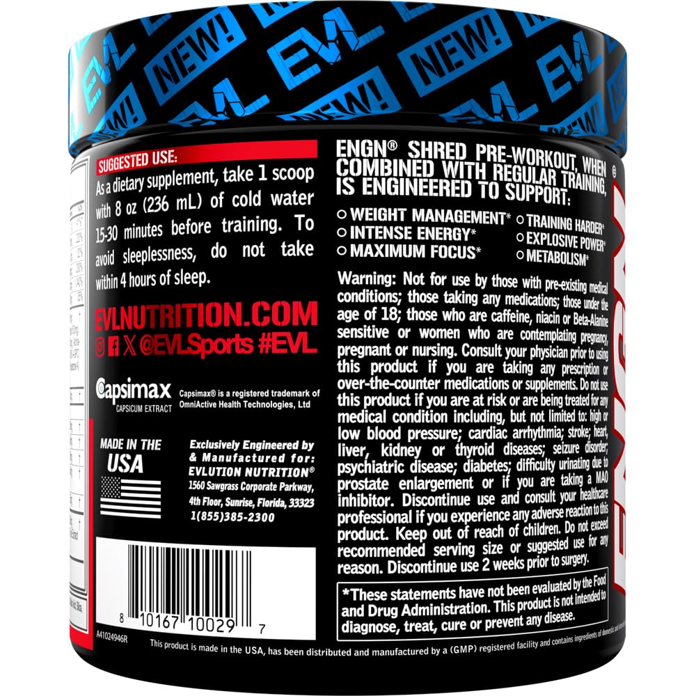 30 servings of pre-workout formula