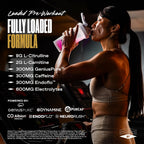 30 servings of pre-workout formula