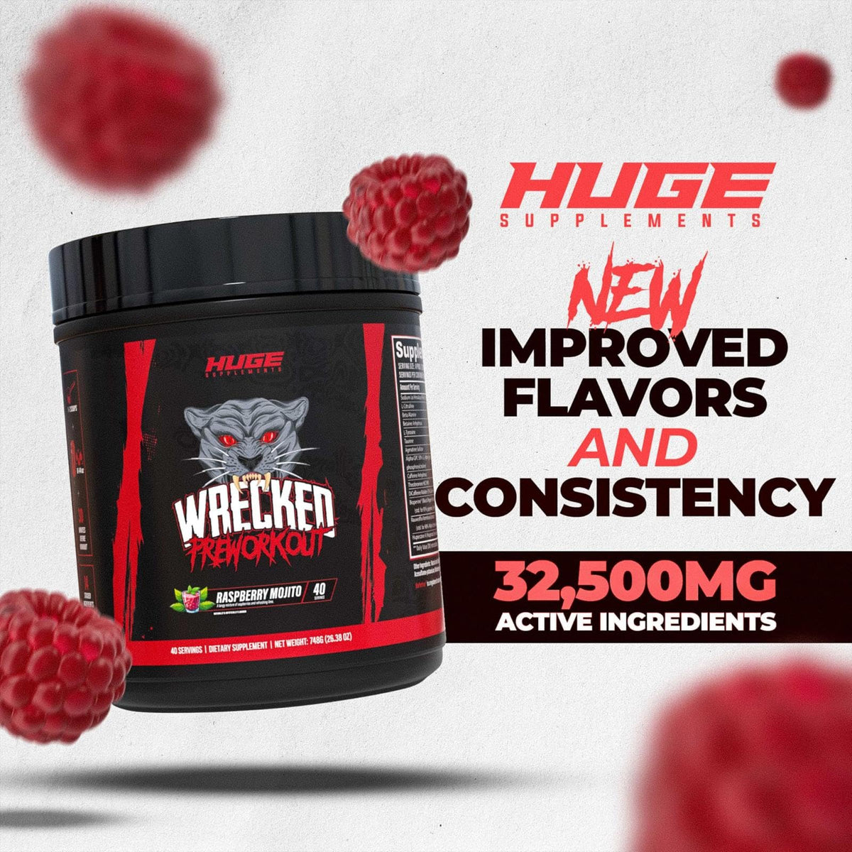 30 servings of pre-workout powder