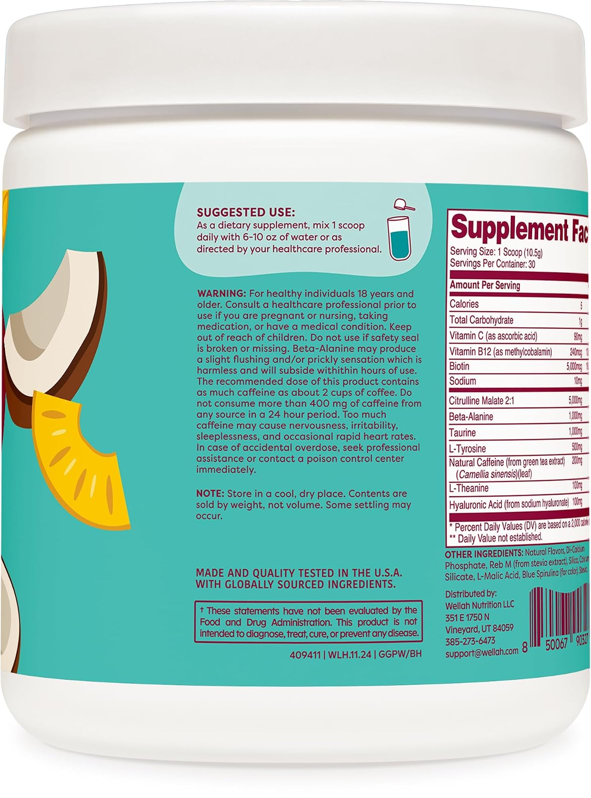 30 servings of pre-workout powder