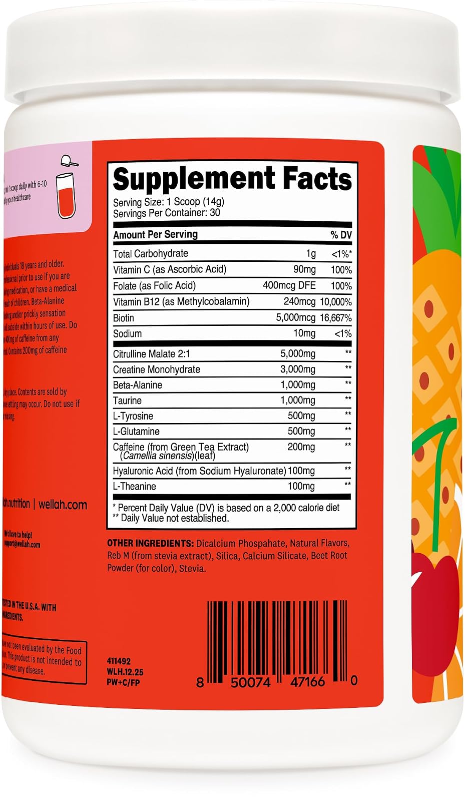 30 servings of pre-workout powder