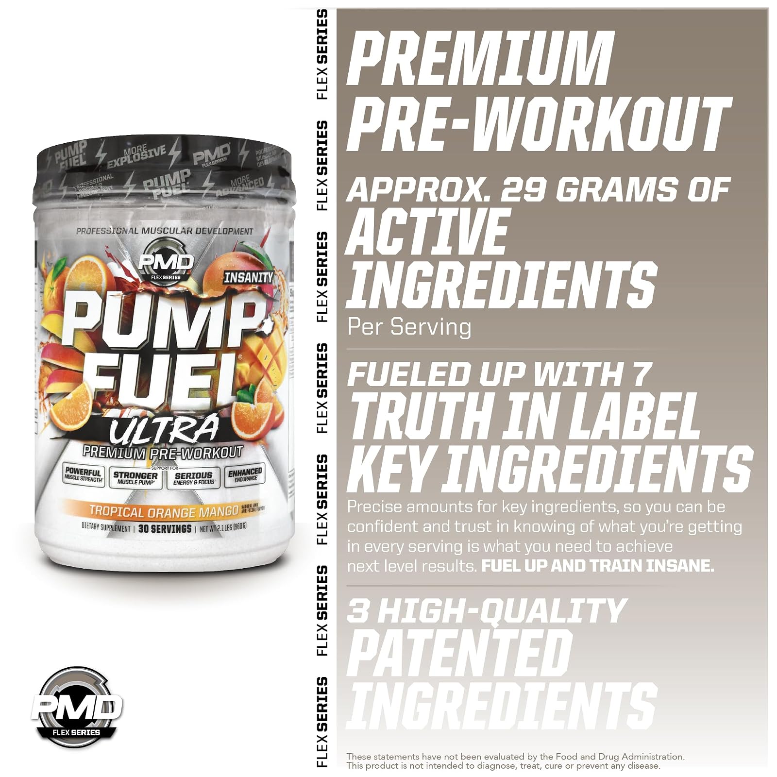 30 servings of pre-workout power