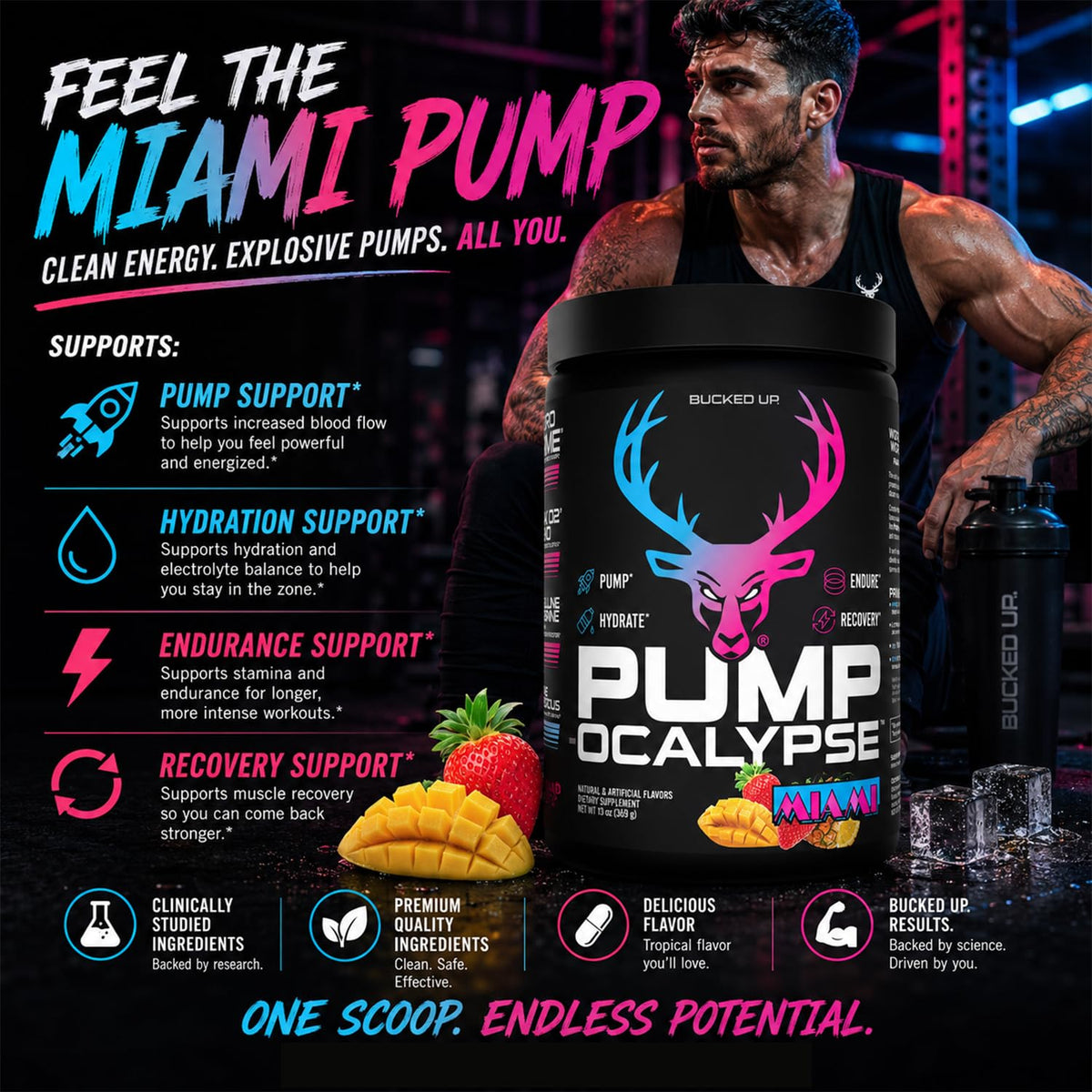 30 servings of pre-workout power