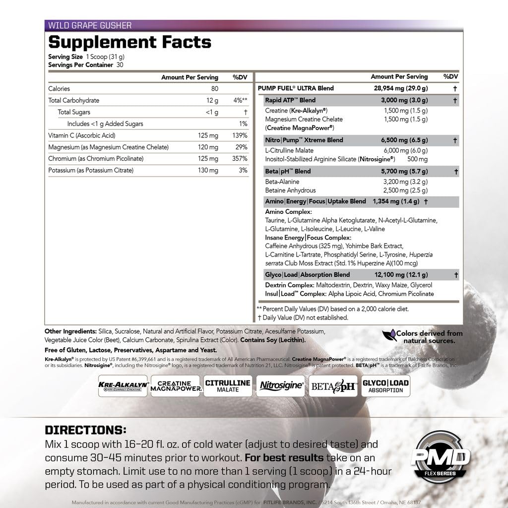 30 servings of pre-workout power