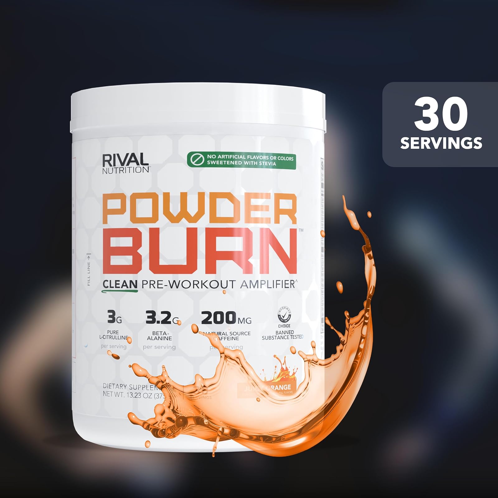 30 servings of pre-workout