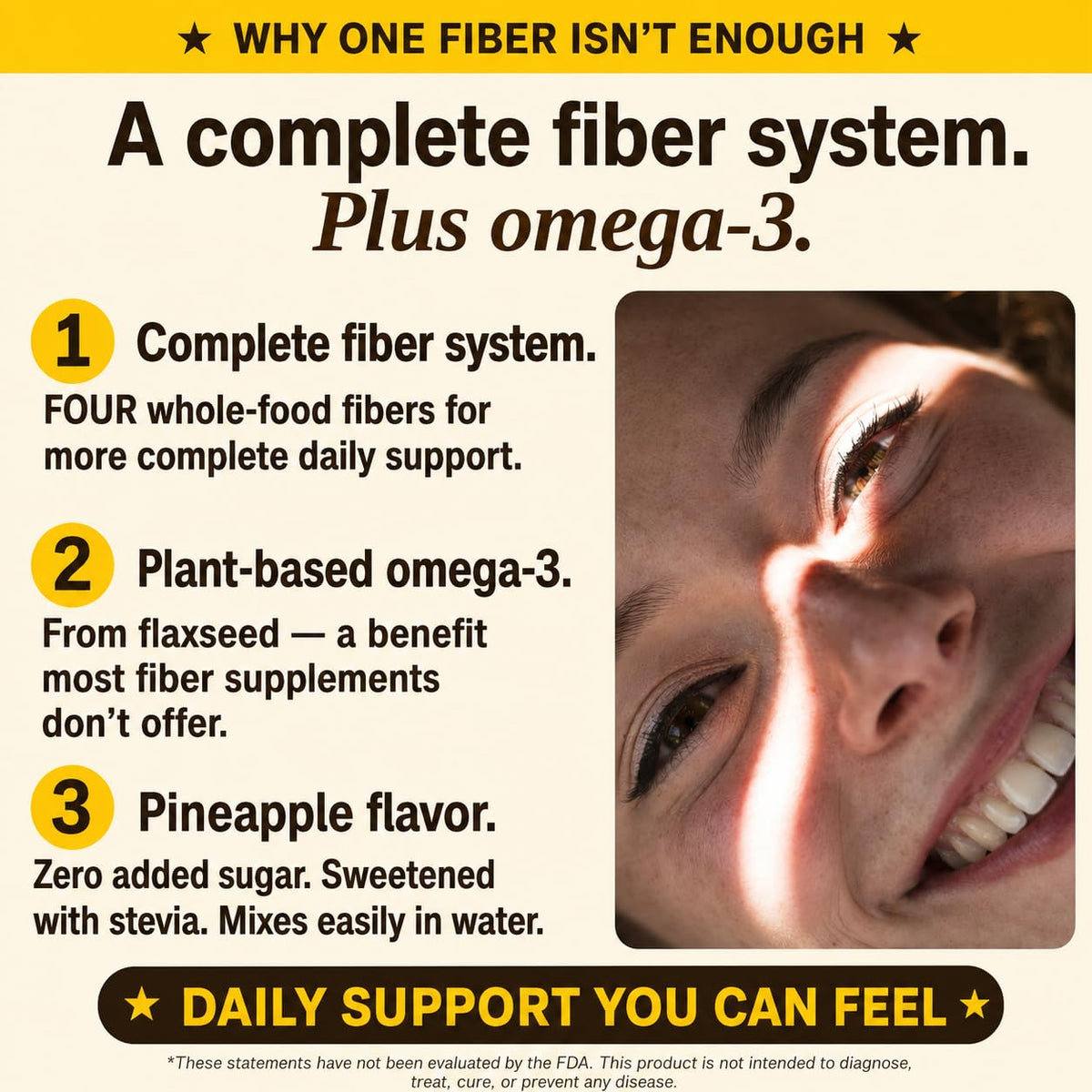 30 servings of prebiotic fiber