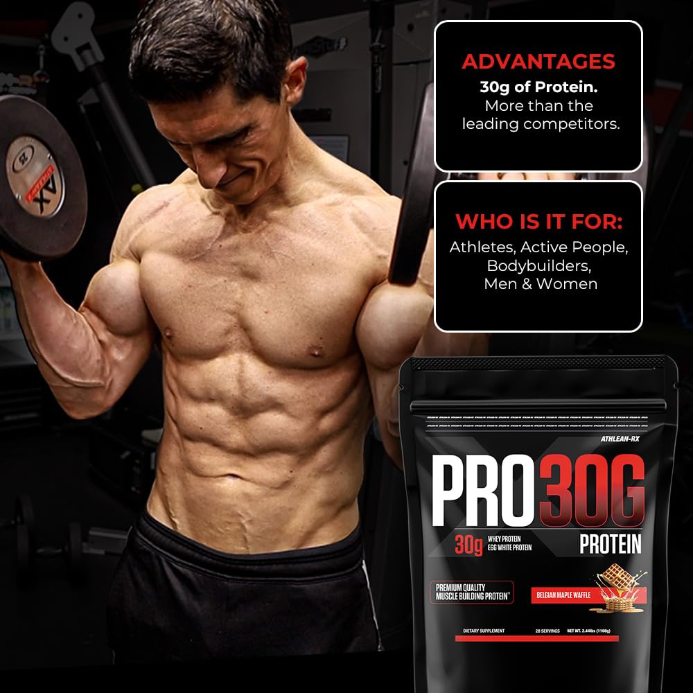 30 servings of premium whey isolate