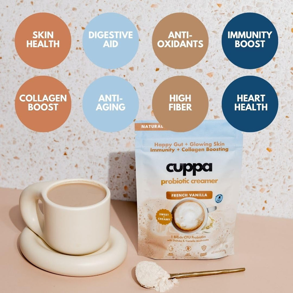 30 servings of probiotic coffee creamer