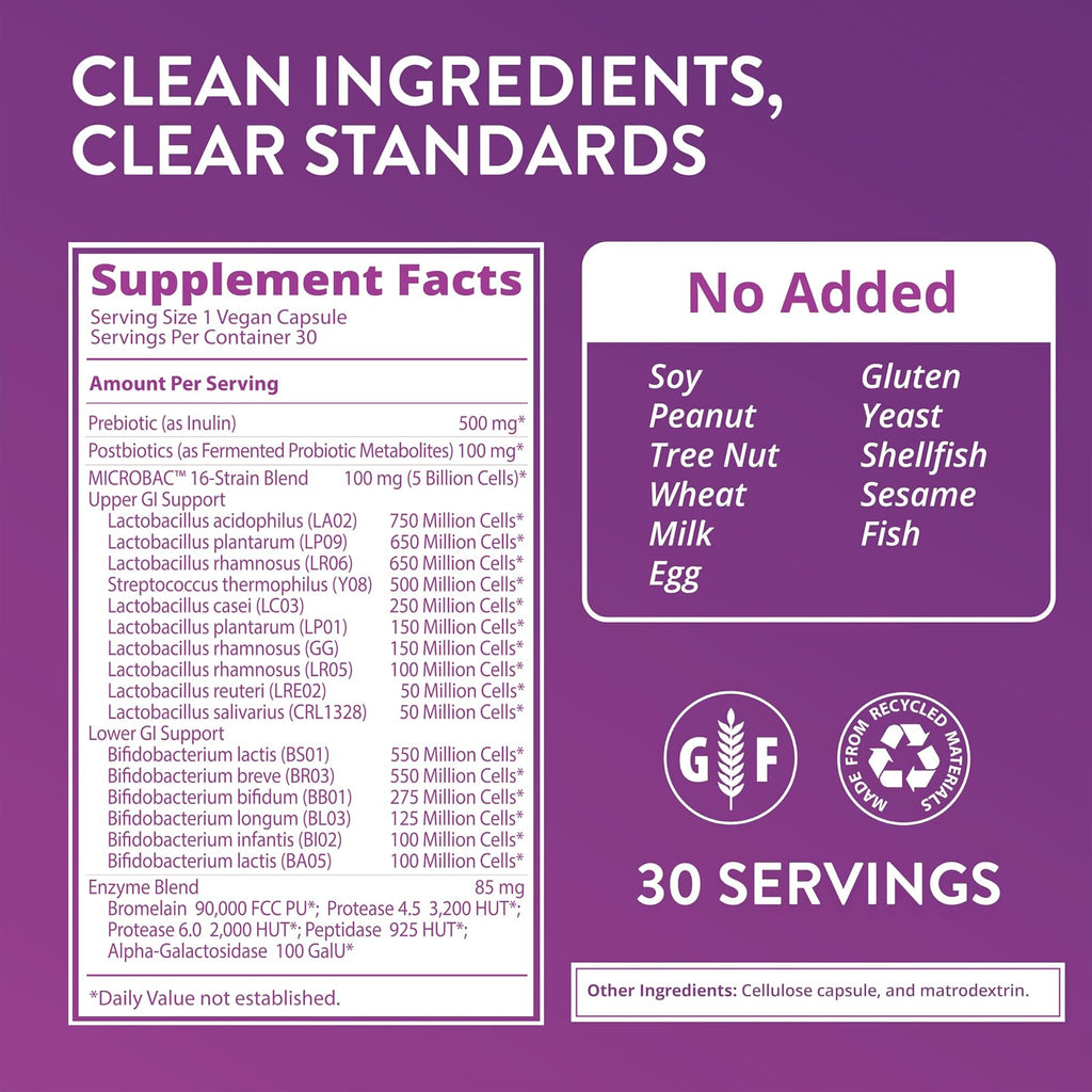 30 servings of probiotics for women