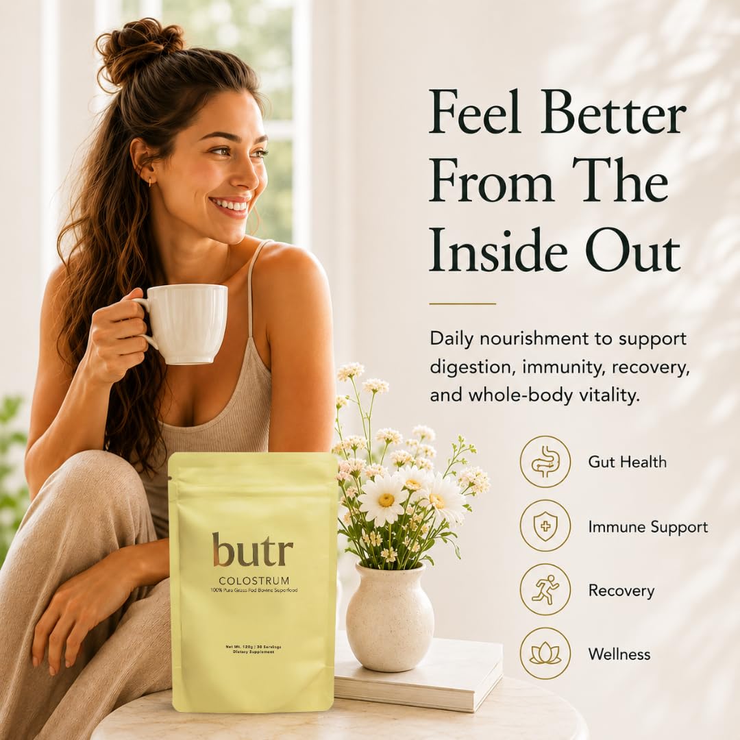 30 servings of pure colostrum powder