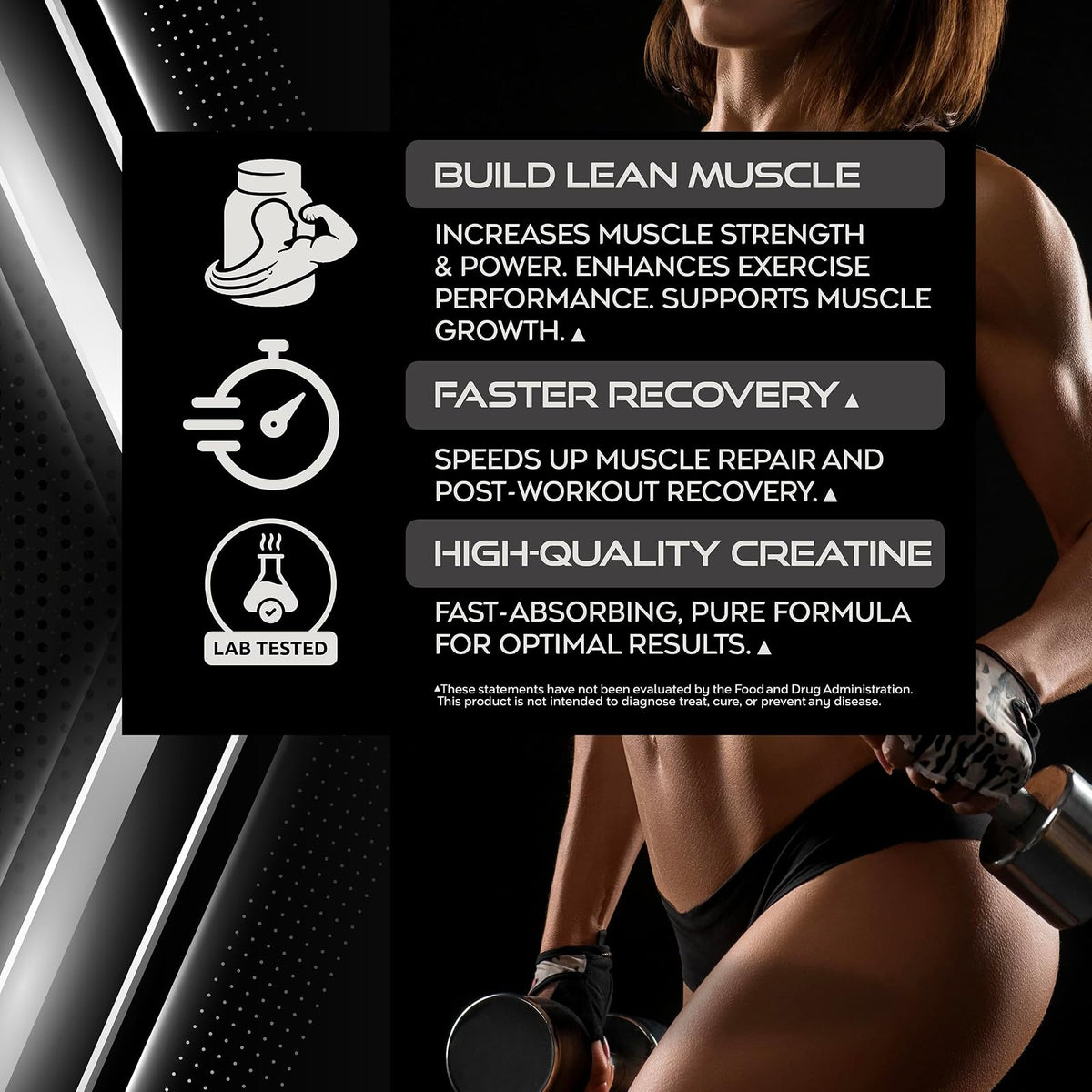 30 servings of pure creatine
