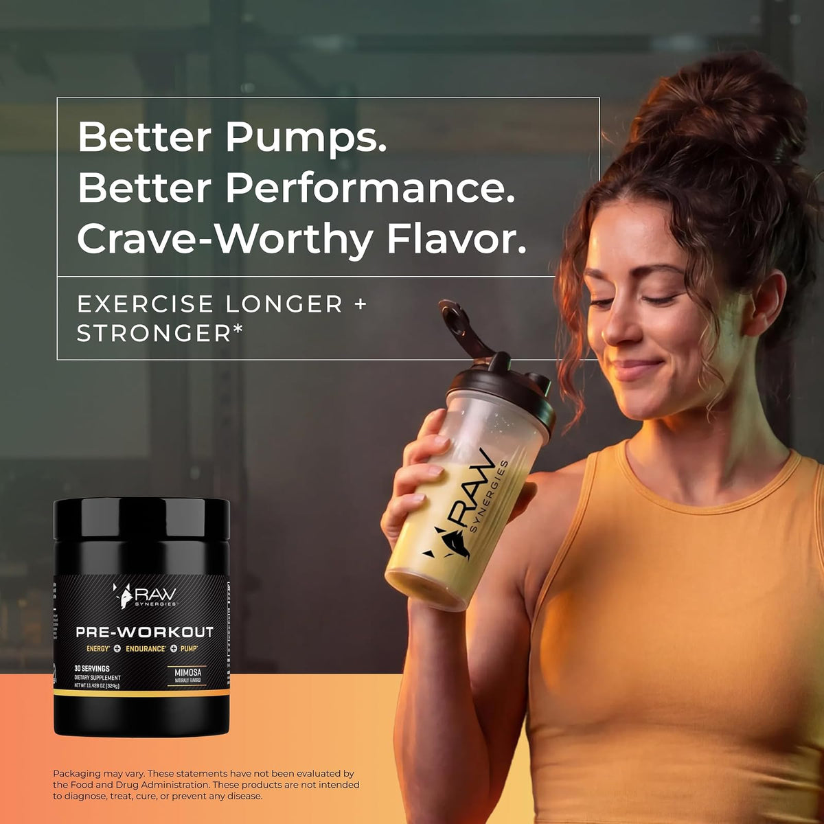 30 servings of RAW Synergies pre-workout