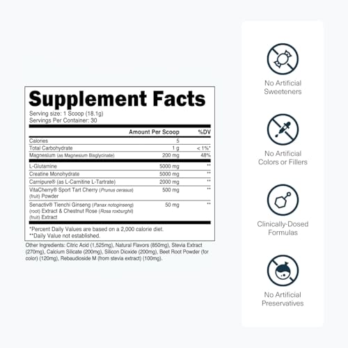 30 servings of recovery protein