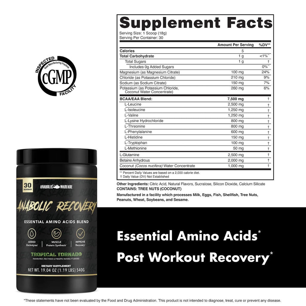 30 servings of recovery support