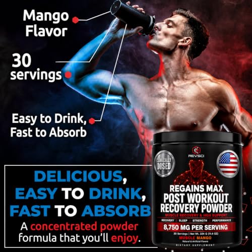 30 servings of Regains recovery powder