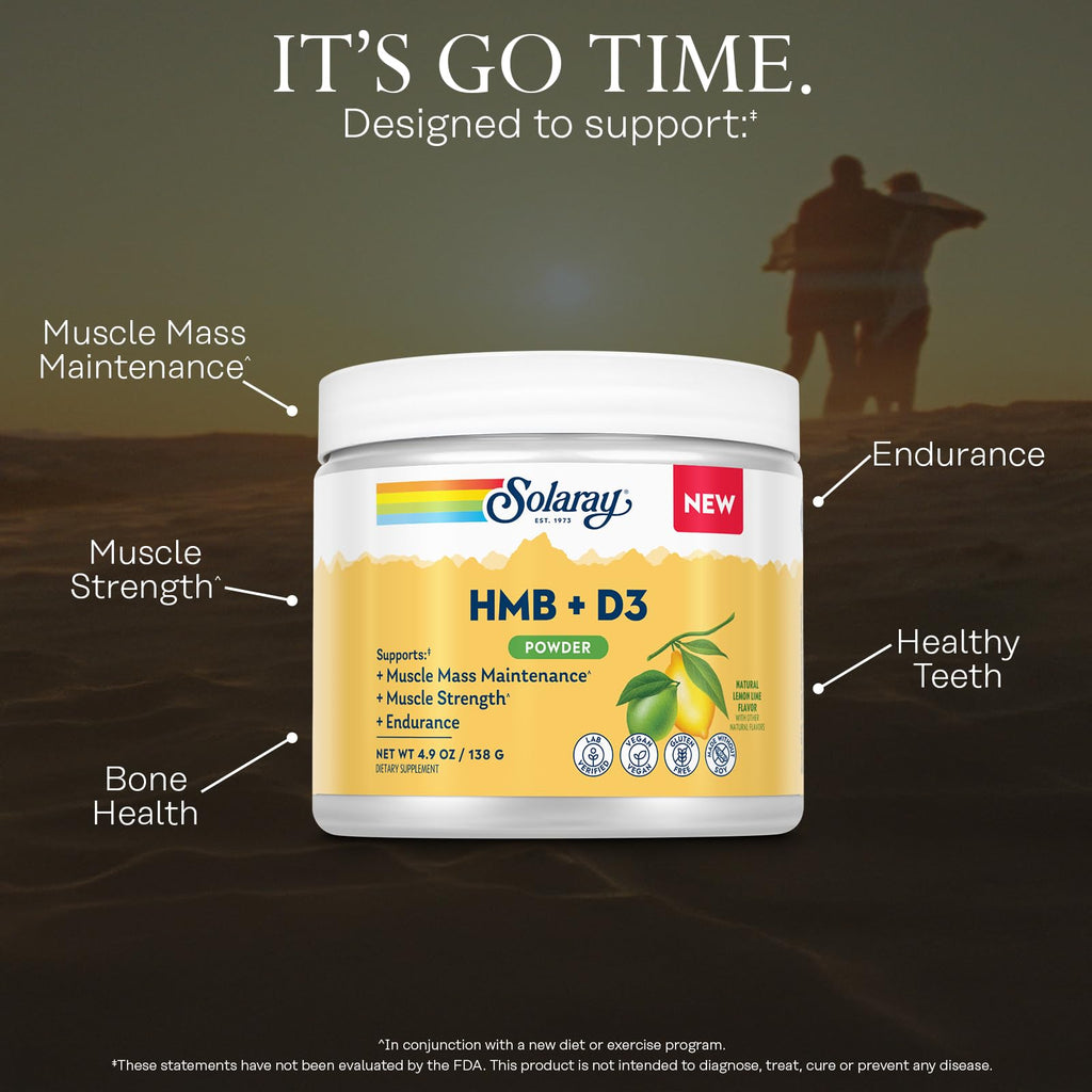 30 servings of Solaray HMB Plus D3