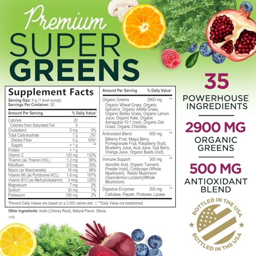 30 servings of spirulina blend