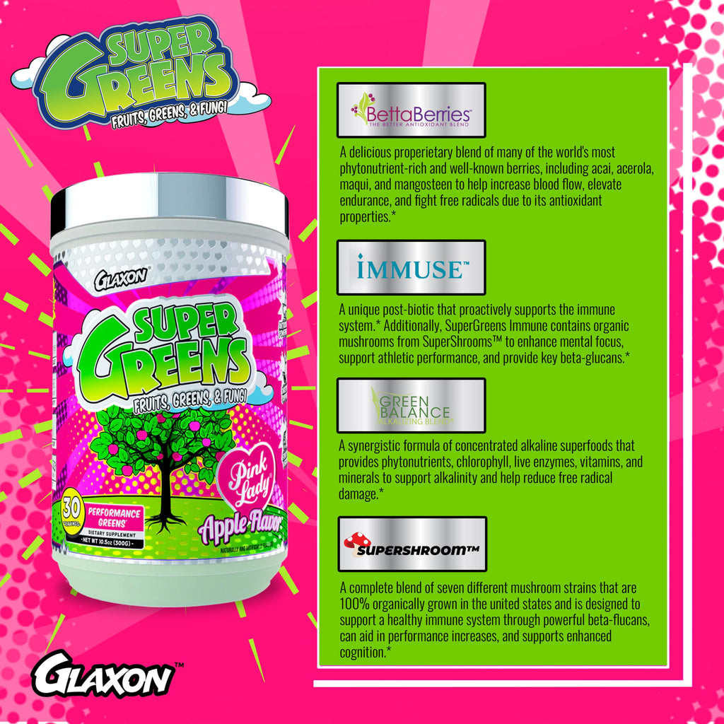 30 servings of Super Greens formula